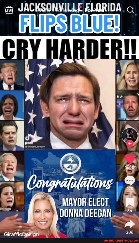 BLUE! MAYOR ELECT DONNA DEEGAN - America’s best pics and videos