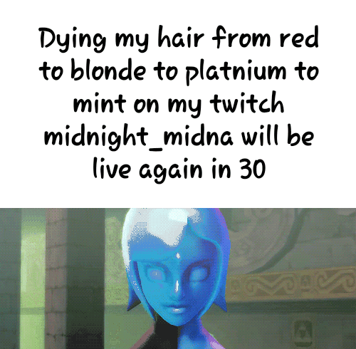 Dying my hair from red to blonde to platnium to mint on my twitch ...