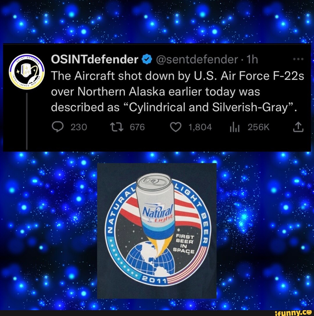 OSINTdefender @ @sentdefender The Aircraft shot down by U.S. Air Force ...