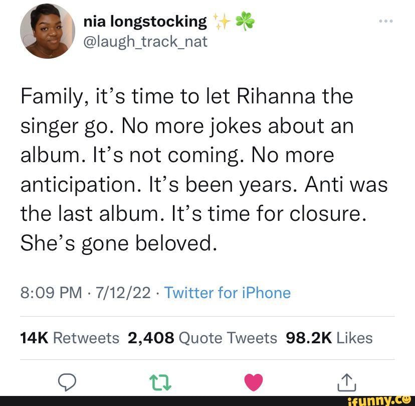 Rihanna Funny Tweets