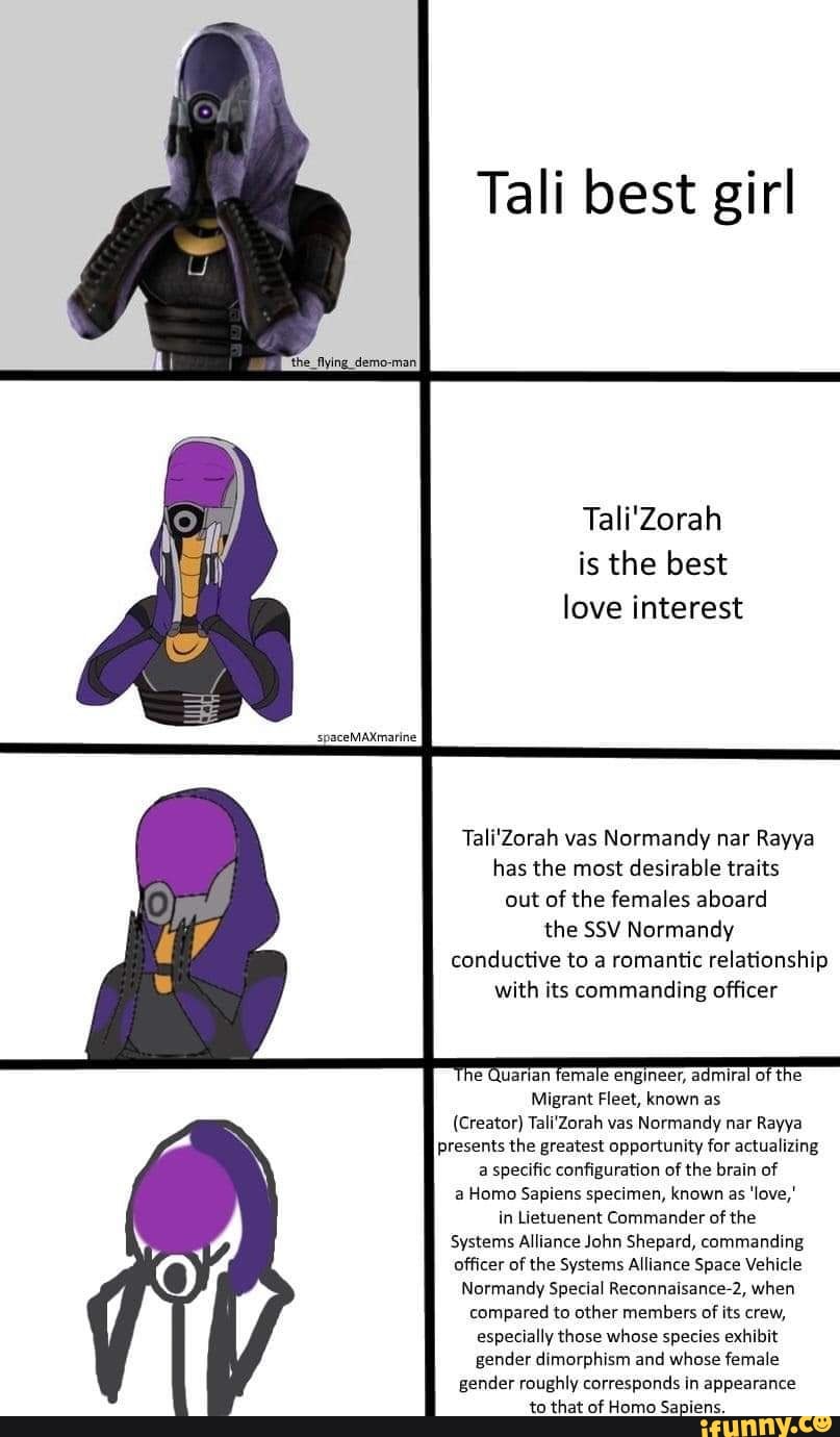 Tali best girl 'the_flying_demo-manI Tali'Zorah is the best love ...