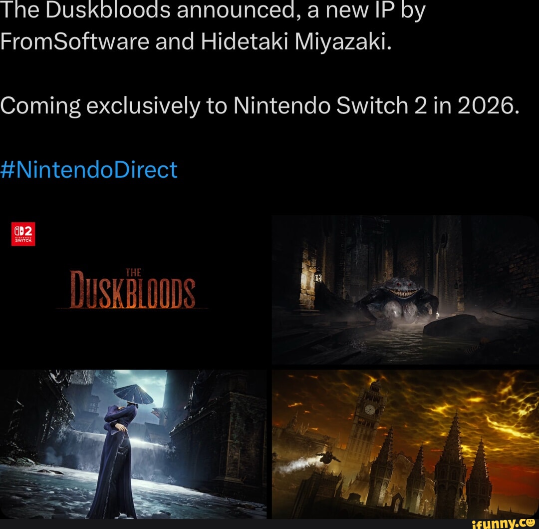 The Duskbloods announced, a new IP by FromSoftware and Hidetaki ...