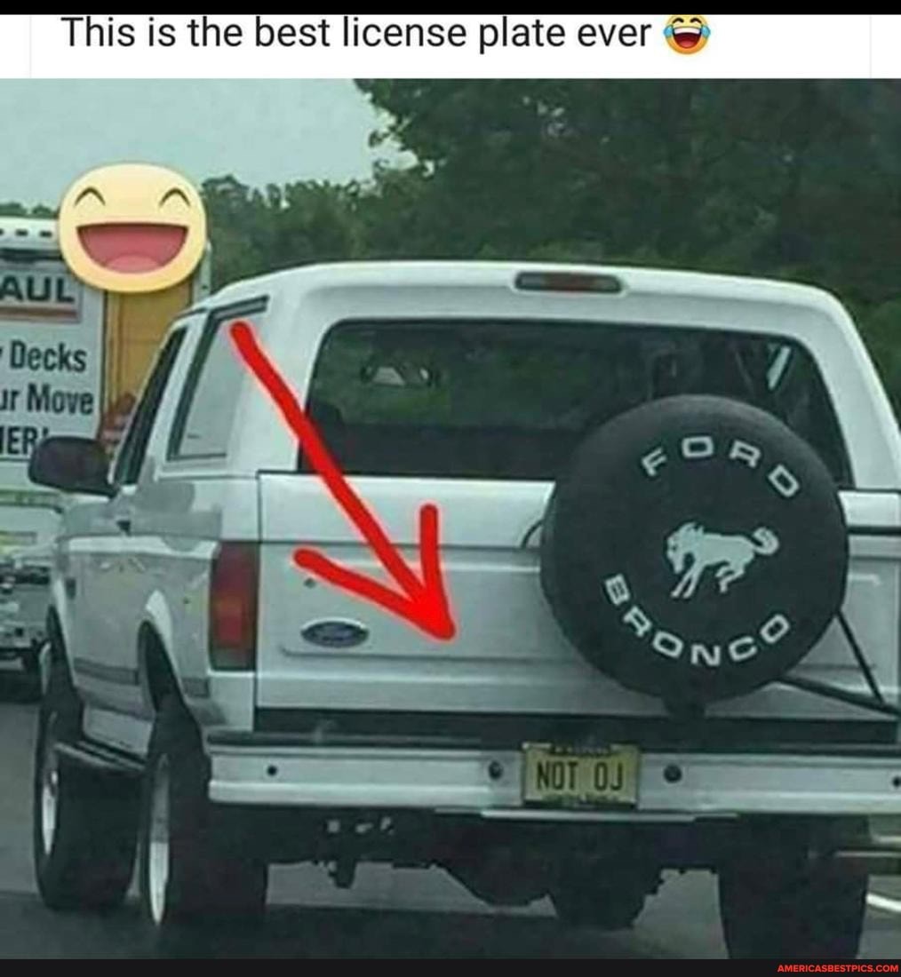 I This is the best license plate ever - America’s best pics and videos