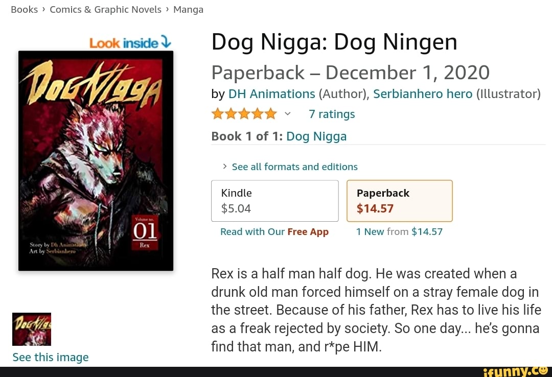 Books " Comics & Graphic Novels " Manga Look inside Dog Nigga: Dog ...