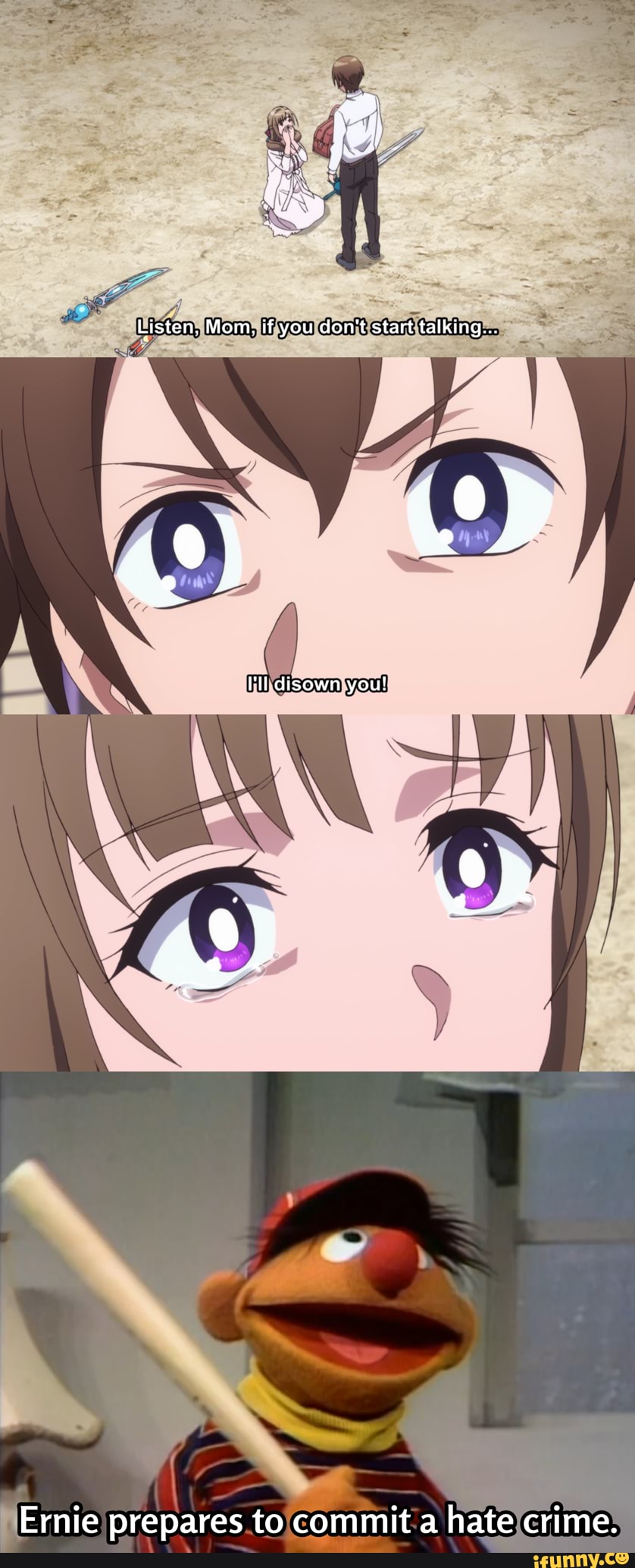 #animemes #animememes - Listen, Mom, if you don't start talking ...