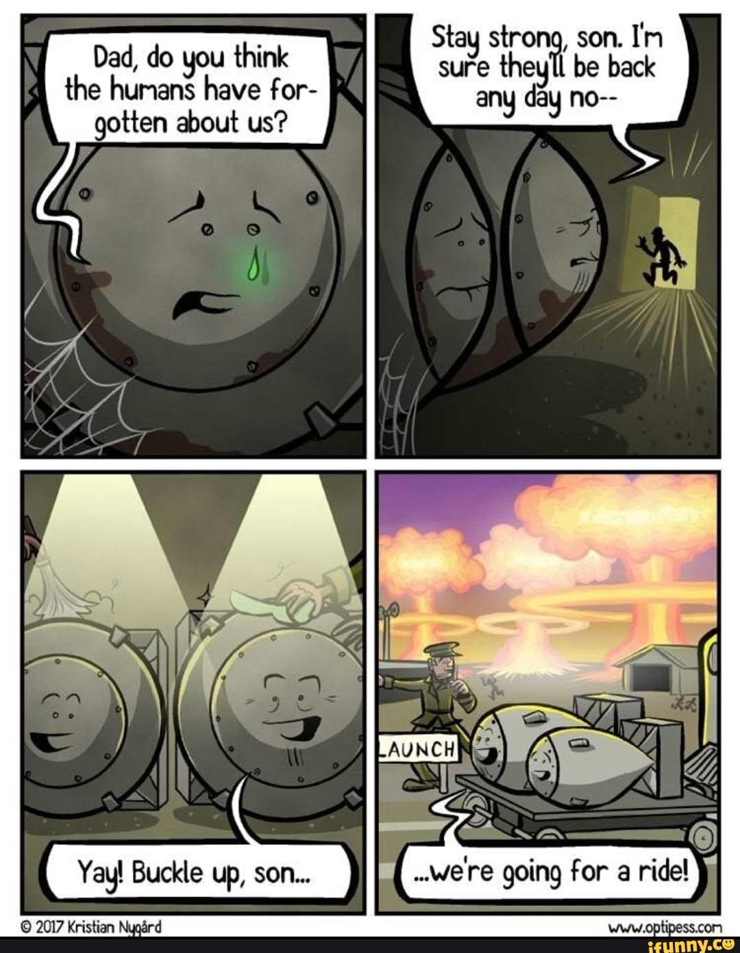 Stay strong, son. be Im back Dad, do you think sure theyll be back the ...