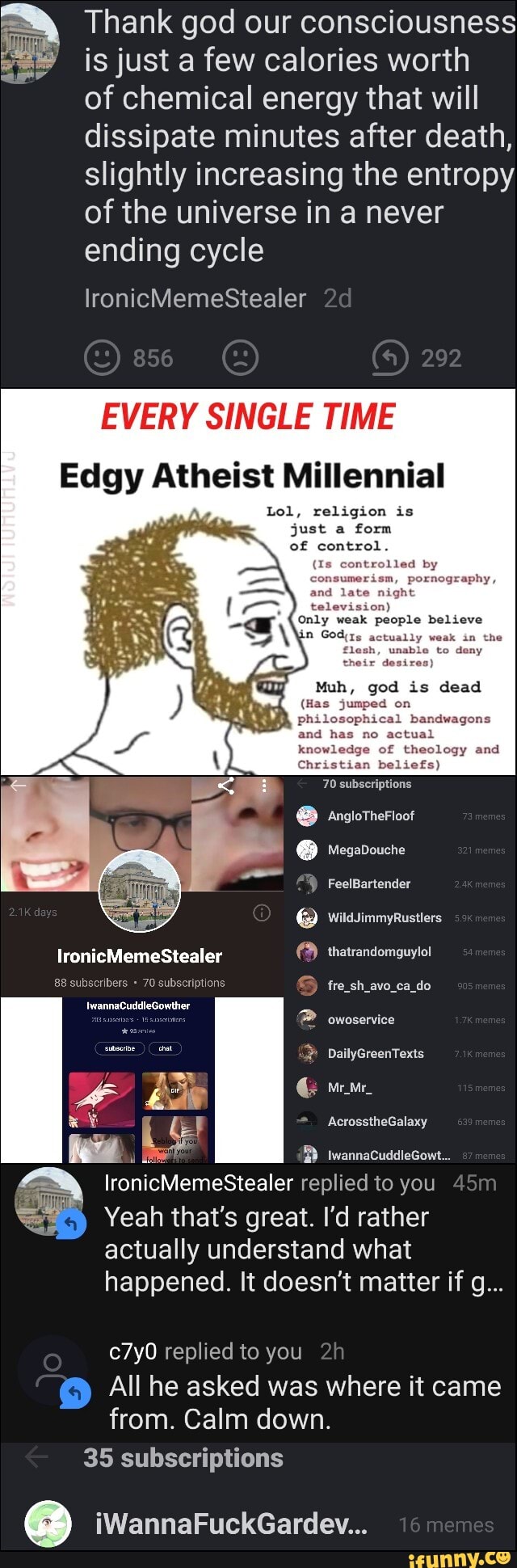 Entropy memes. Best Collection of funny Entropy pictures on iFunny