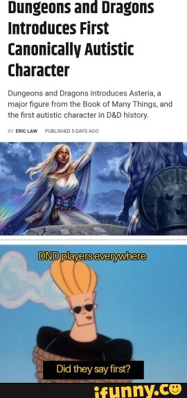 Dungeons and Dragons Introduces First Canonically Autistic Character ...