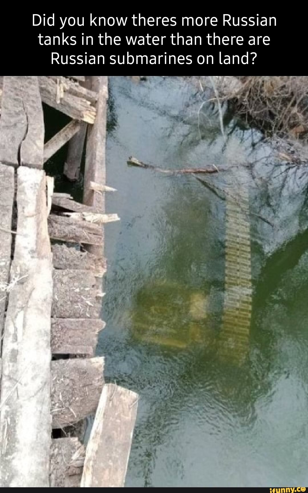Did you know theres more Russian tanks in the water than there are ...