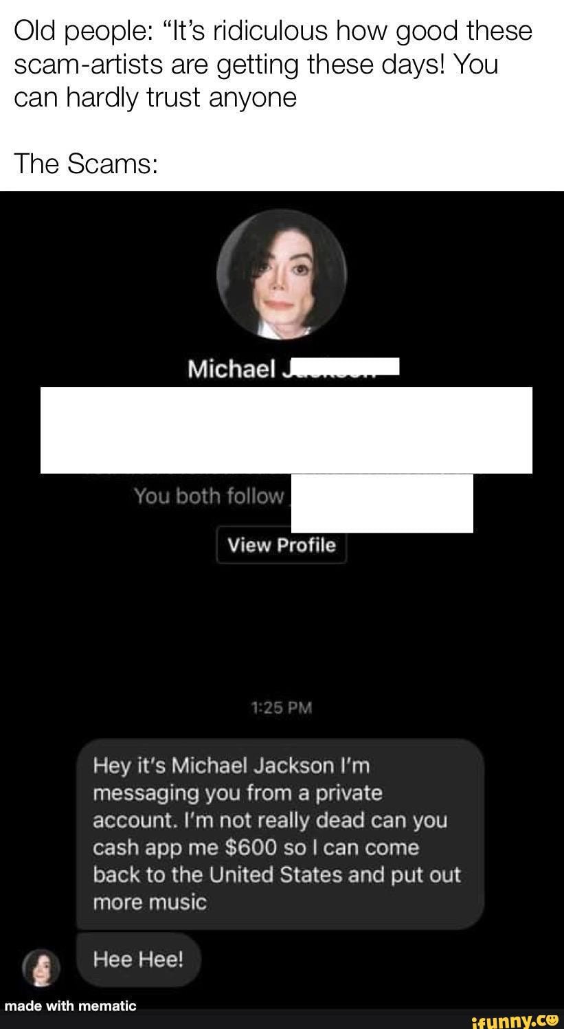 The return of the king meme here - Old people: "It's ridiculous how ...