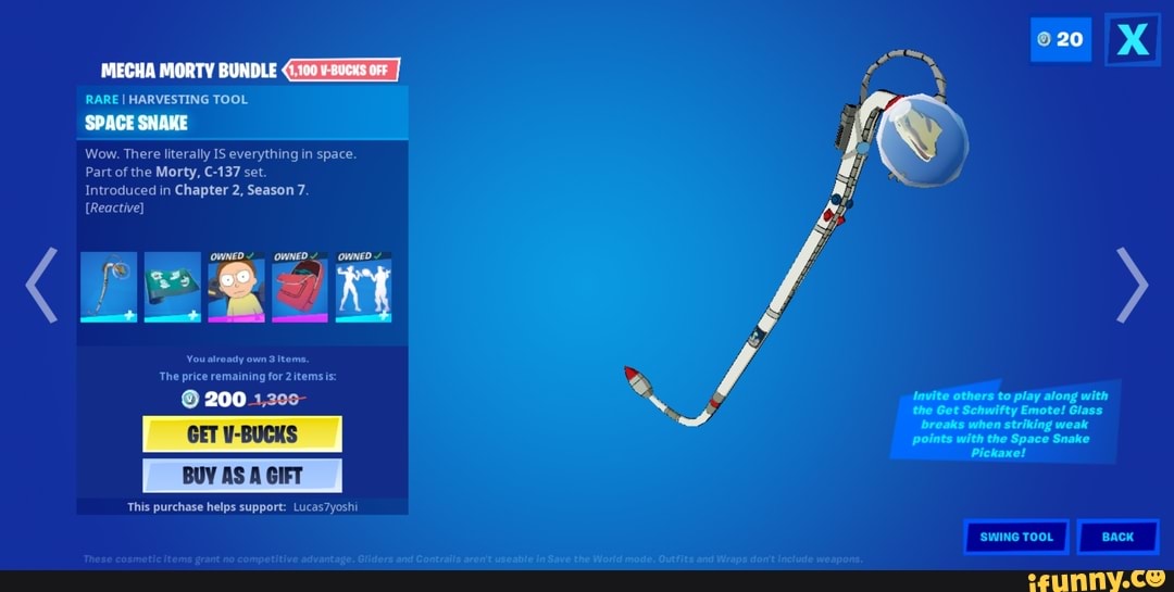 MECHA MORTY BUNDLE RARE I HARVESTING TOOL SPACE Wow. There literally IS ...