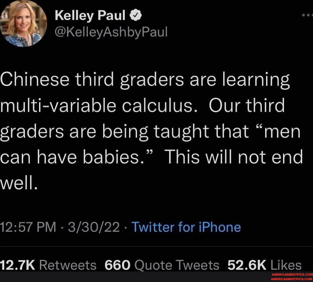 Chinese third graders are learning multi-variable calculus. Our third graders are being taught ...