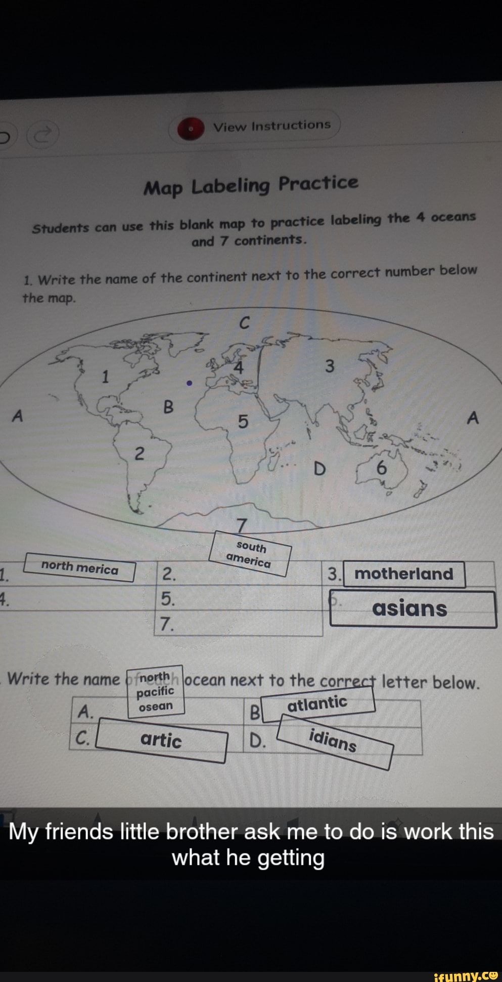 Map Labeling Practice Students can use this blank map to practice ...