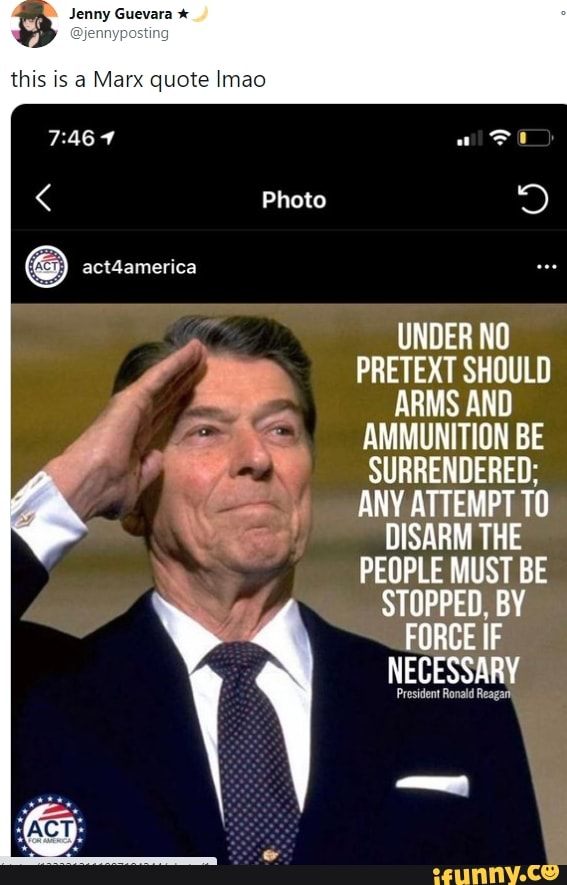 This is a Marx quote Imao Photo act4america UNDER NO PRETEXT SHOULD ...