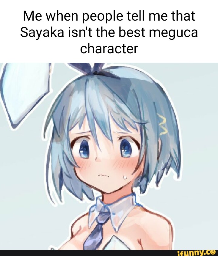 Me when people tell me that Sayaka isn't the best meguca character - iFunny