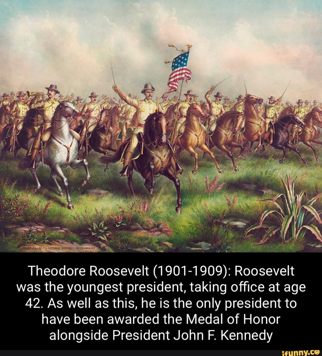 Theodore Roosevelt (1901-1909): Roosevelt was the youngest president ...