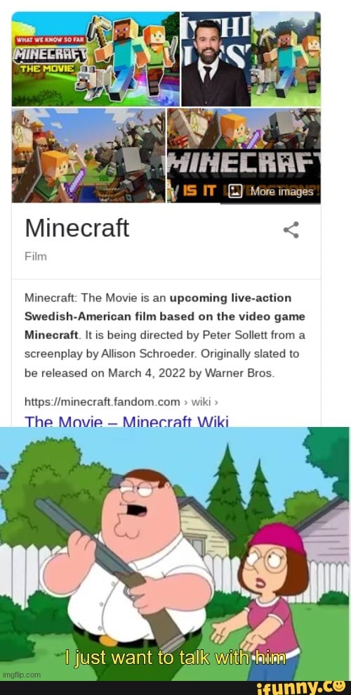 Minecraft Film Minecraft: The Movie is an upcoming live-action Swedish ...