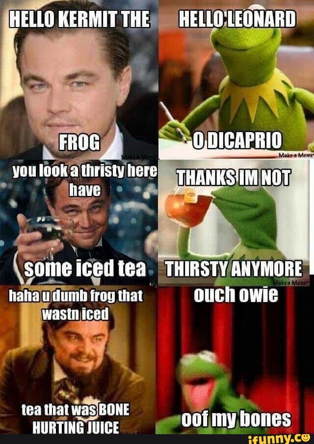 HELLO KERMIT THE HELLOLEONARD FROG yaulaoka bese THANKS int HOT some ...