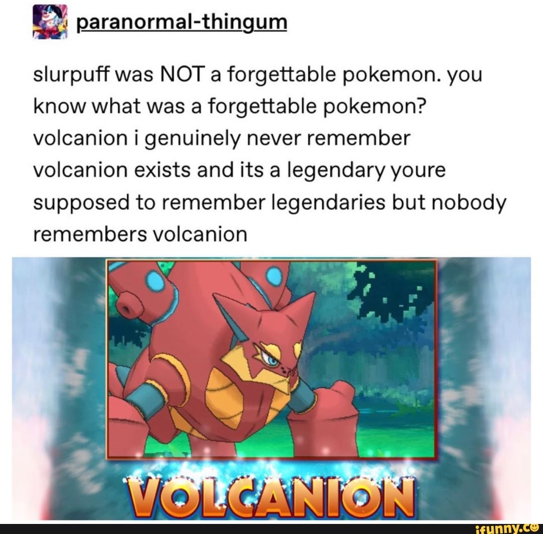 Volcanion Pokemon Legendary