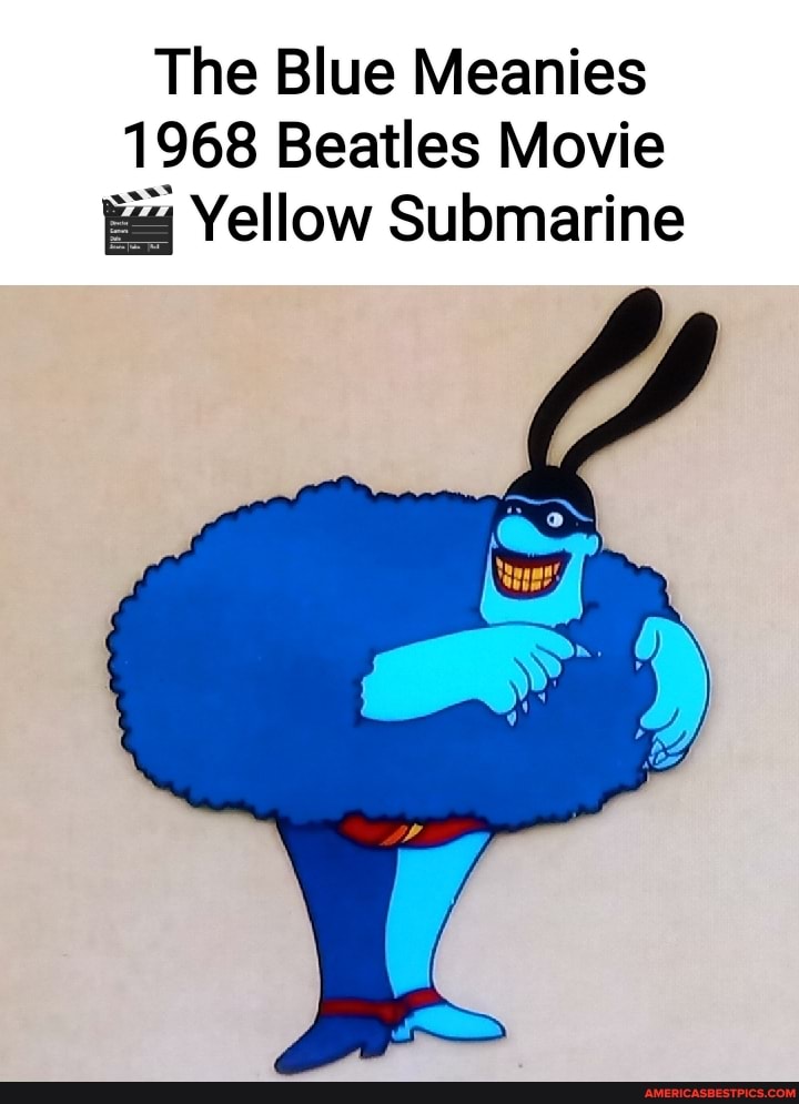 The Blue Meanies 1968 Beatles Movie Yellow Submarine - America’s best ...