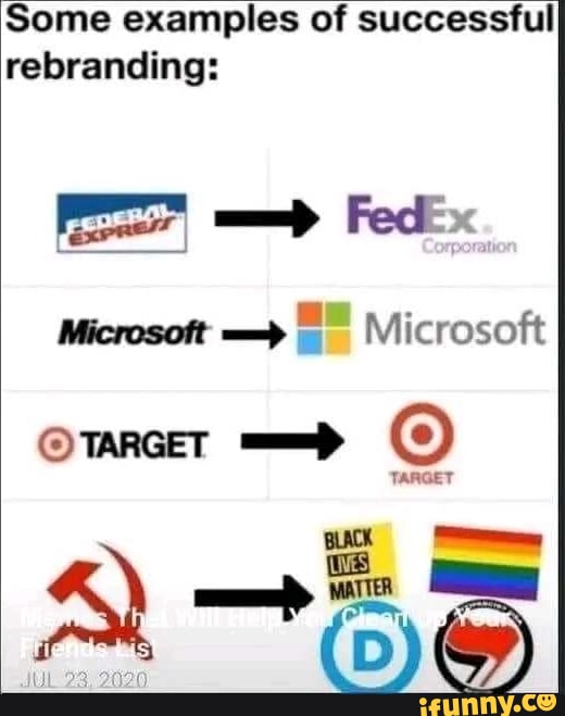 Some examples of successful rebranding: amp FedEx Microsoft Microsoft ...