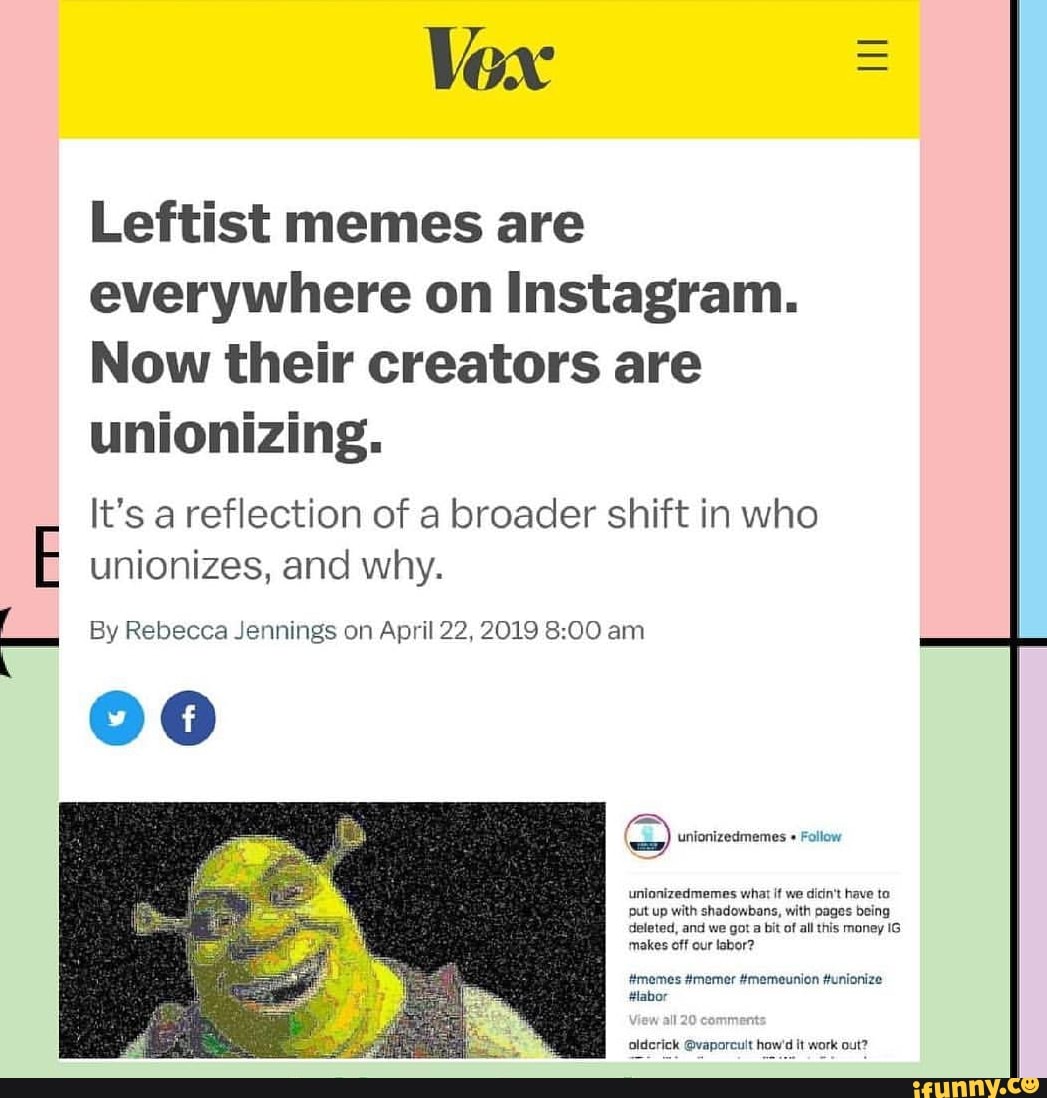 Tm Leftist memes are everywhere on Instagram. Now their creators are ...