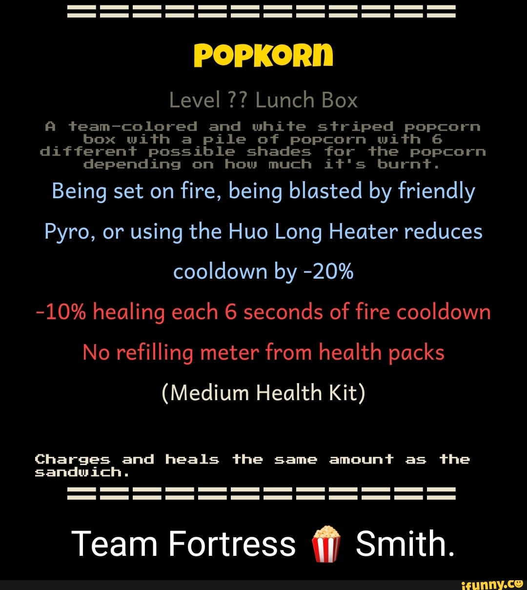 Level Lunch Box A team-colored and white striped popcorn box with pile ...