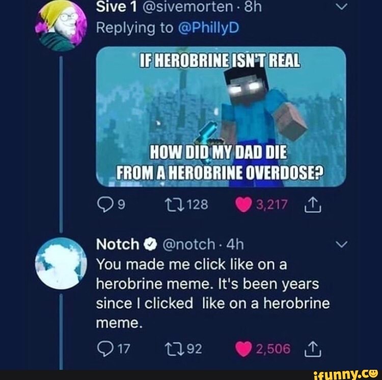 Sive 1 @sivemorten Replying to @PhillyD Notch Y Enotch- 4h You made me ...