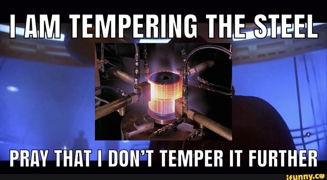 Tempering memes. Best Collection of funny Tempering pictures on iFunny