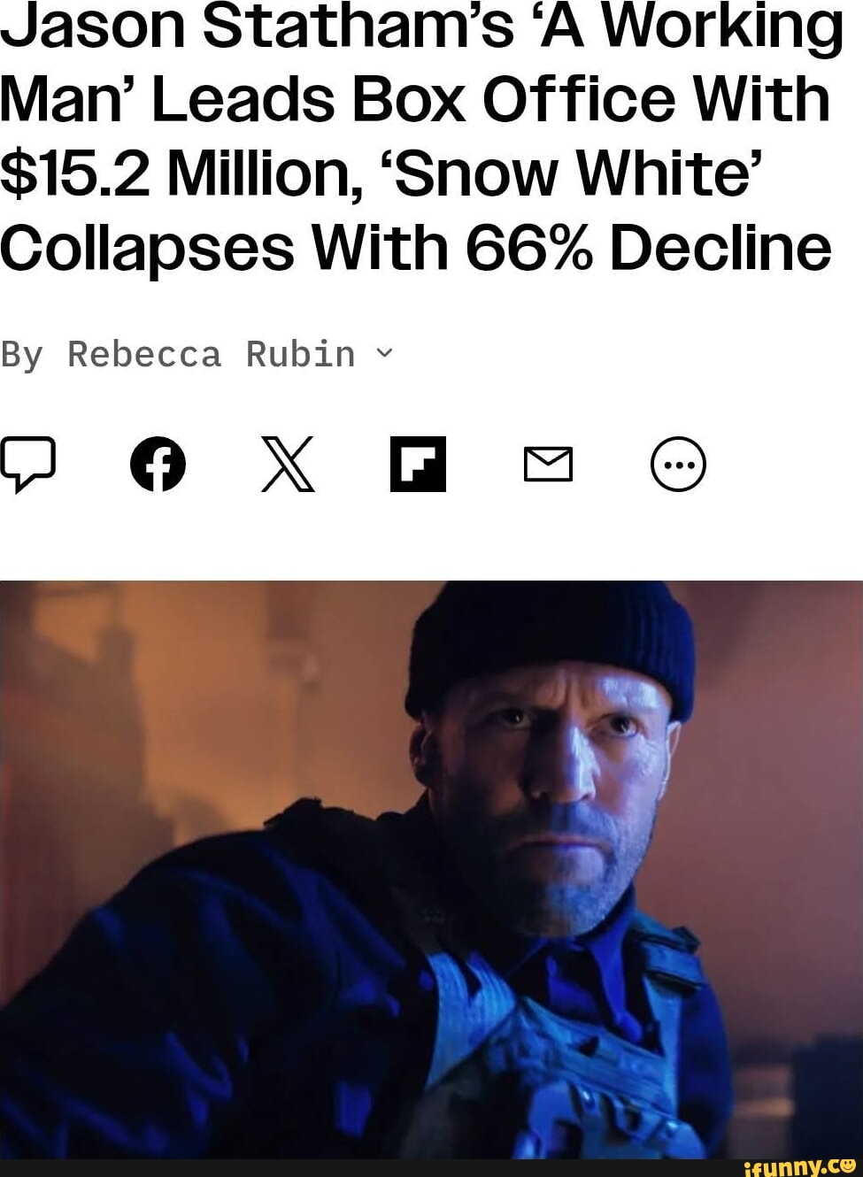 JASON Stathaim's 'A Working Man' Leads Box Office With $15.2 Million ...