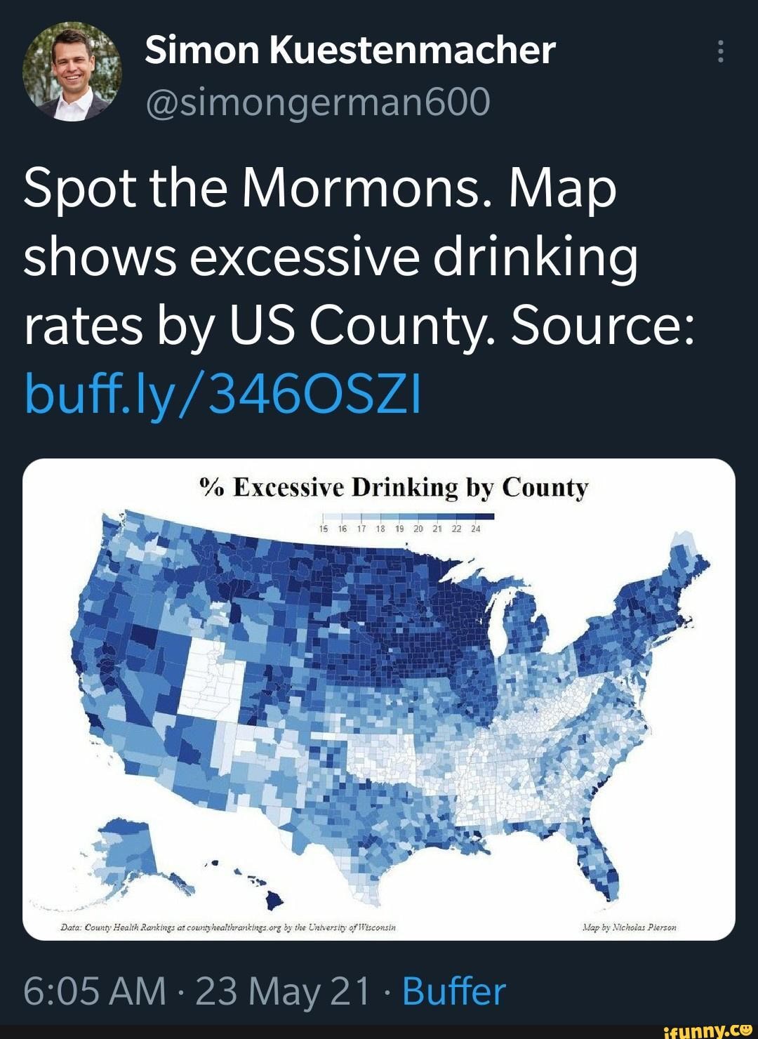 Look at Wisconsin - Simon Kuestenmacher @simongerman600 Spot the ...