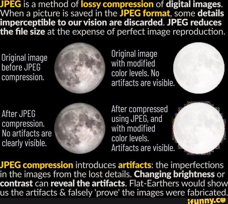 JPEG is a method of loss compression of digital images. When a picture ...