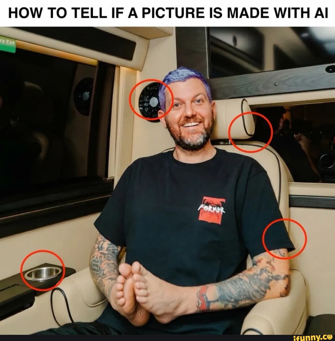 HOW TO TELL IF A PICTURE IS MADE WITH Al - iFunny