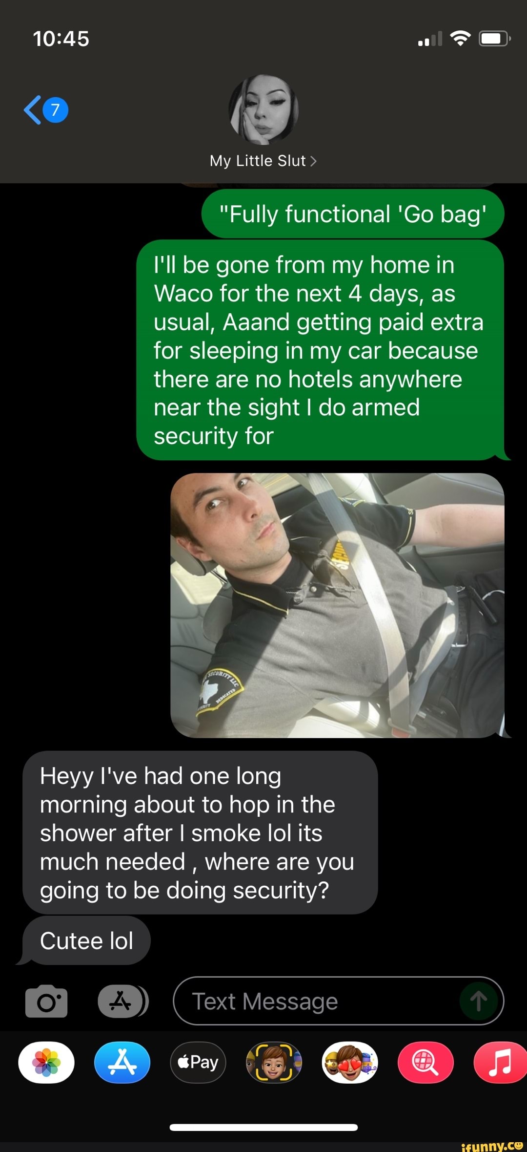 Ot My Little Slut > "Fully functional 'Go bag' I'll be gone from my ...