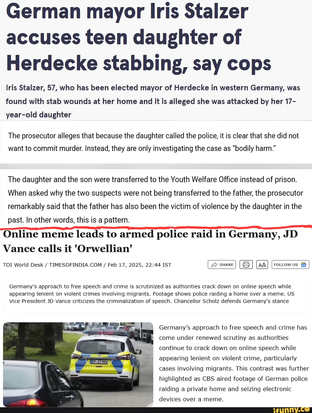 German mayor Iris Stalzer accuses teen daughter of Herdecke stabbing ...
