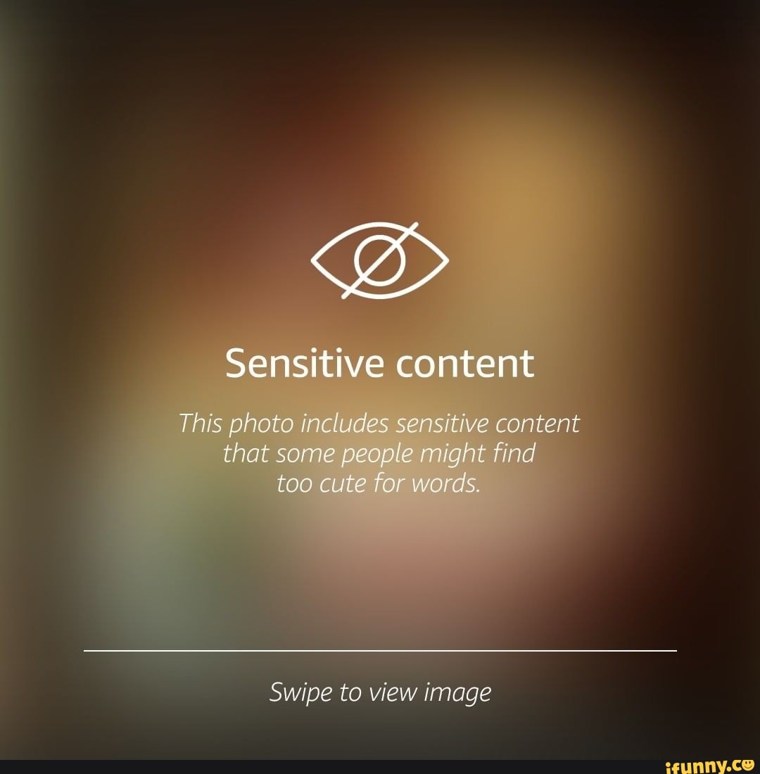 Sensitive Content This Photo Includes Sensitive Content That Some People Might Find Too Cute For