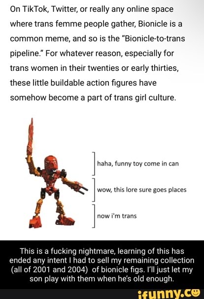 On TikTok, Twitter, or really any online space where trans femme people ...