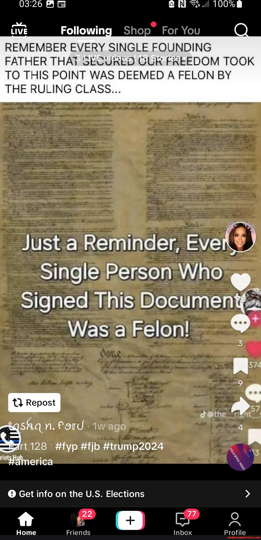 Wall TOO% Following Shop For You REMEMBER EVERY SINGLE FOUNDING FATHER ...