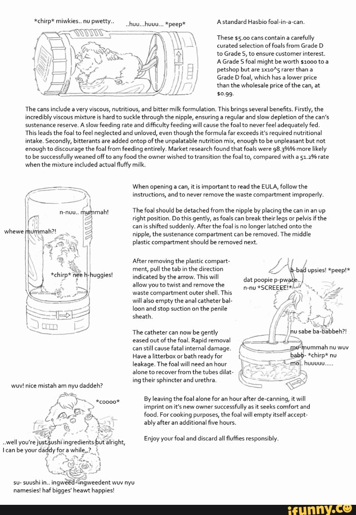 A standard Hasbio foal-in- These $5,00 cans contain a carefully curated ...