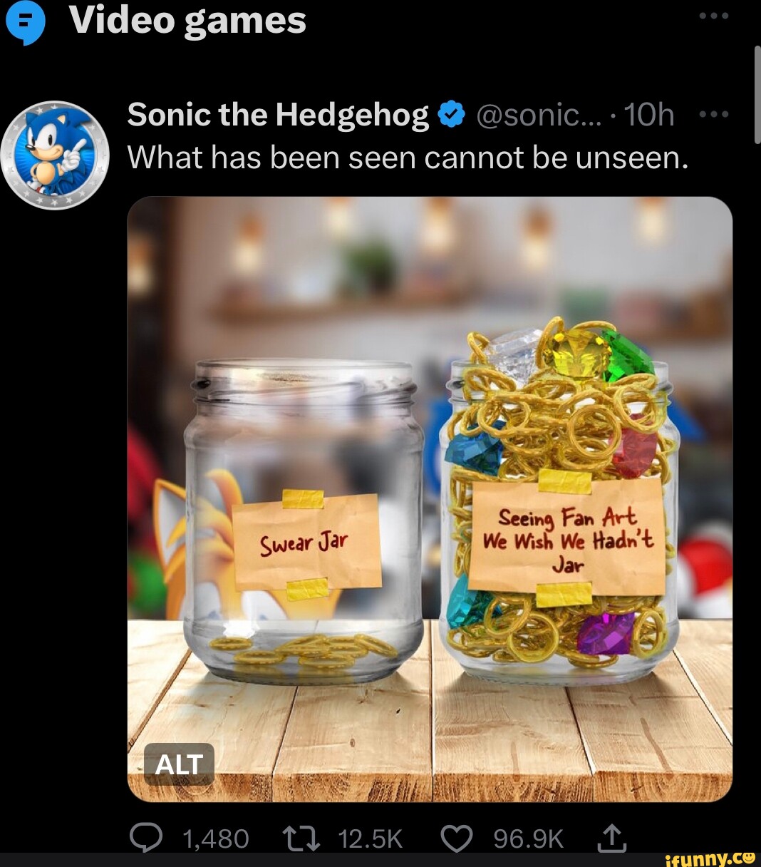 Video games Sonic the Hedgehog @ @sonic...- What has been seen cannot ...