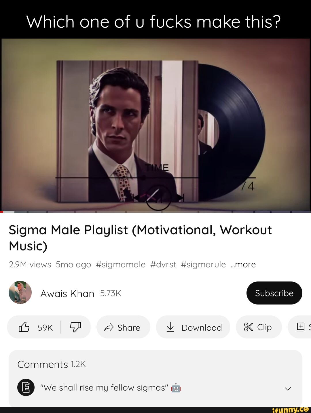 Sigmas memes. Best Collection of funny Sigmas pictures on iFunny