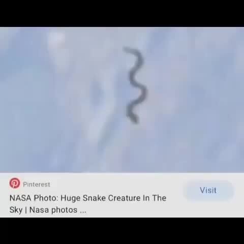 Strange Snake Like Creature Seen By Nasa