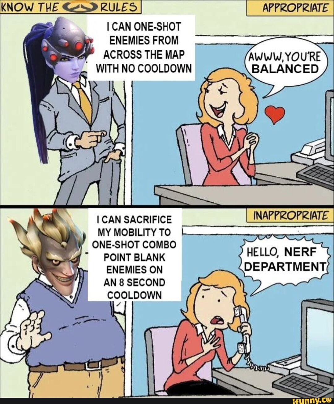 KNOW THE RULES APPROPRIATE I CAN ONE-SHOT ENEMIES FROM ACROSS THE MAP ...