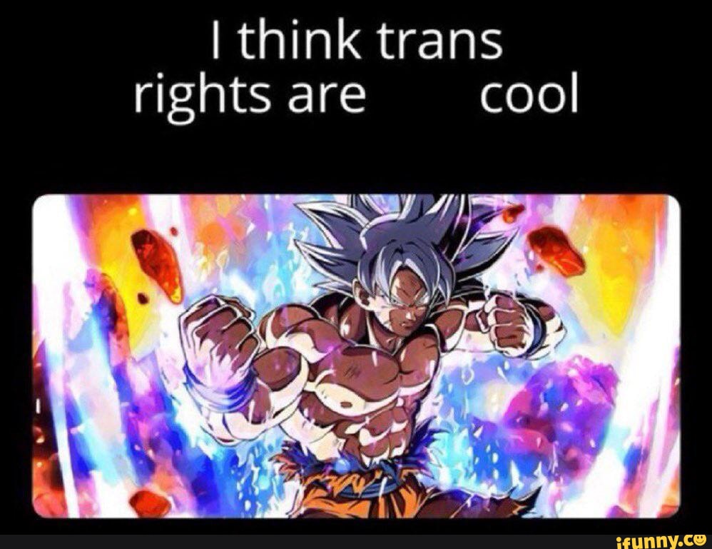 Thank you Goku - Thank you Goku I think trans rights are cool rs - iFunny