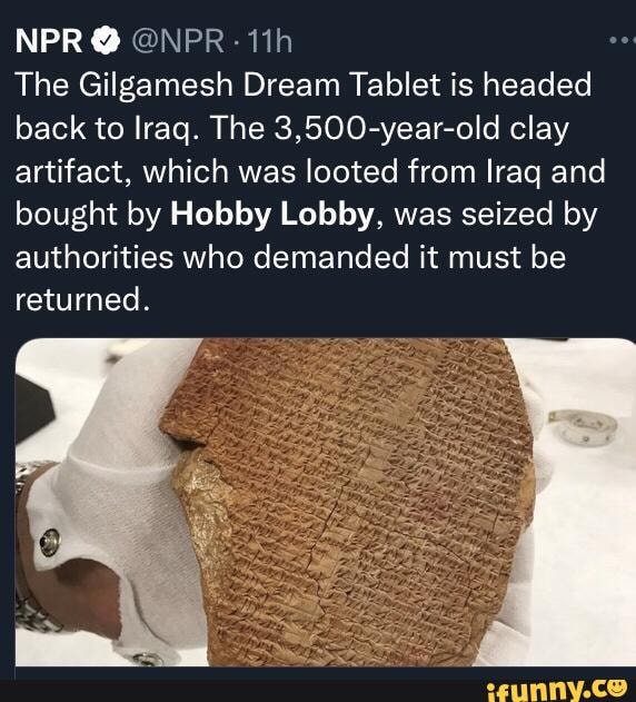 “Next time on Christian Thieves…” - NPR @ @NPR- The Gilgamesh Dream ...