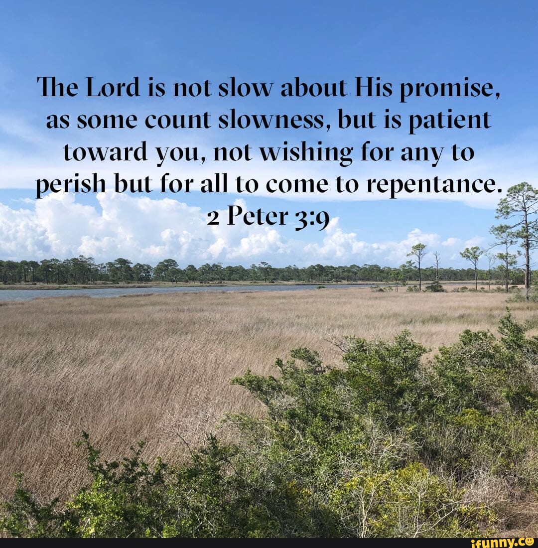 The Lord is not slow about His promise, as some count slowness, but is ...