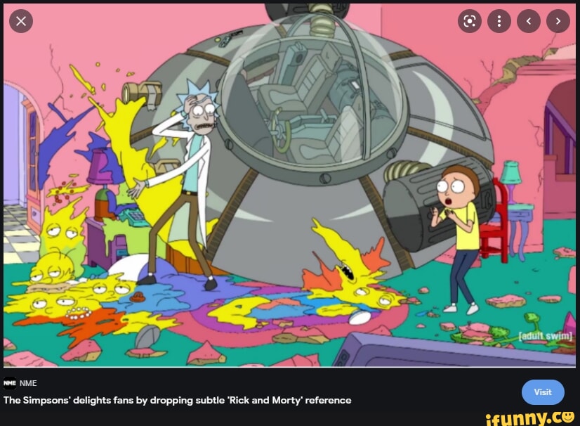 The Simpsons' delights fans by dropping subtle 'Rick and Morty ...