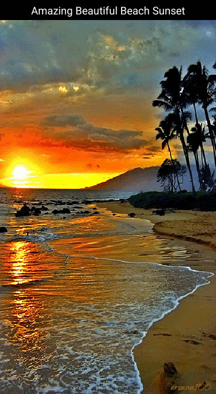 Amazing Beautiful Beach Sunset - America’s best pics and videos