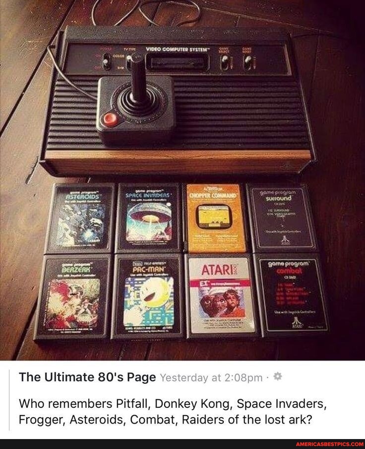 The Ultimate 80's Page Yesterday at - Who remembers Pitfall, Donkey ...