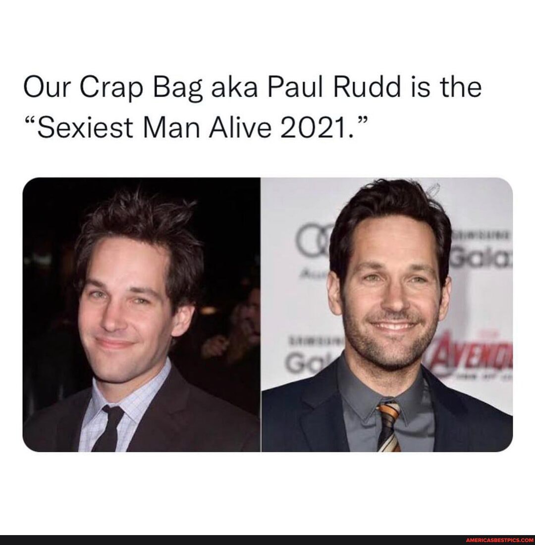 Our Crap Bag aka Paul Rudd is the "Sexiest Man Alive 2021." - America’s ...